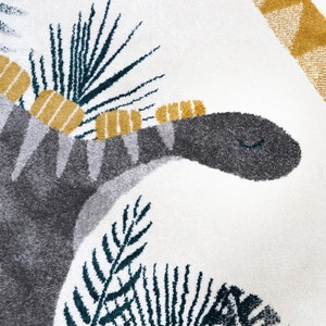 Large Dinosaur Rug | Large Nursery Rug | Eco Friendly | Easy Clean ...