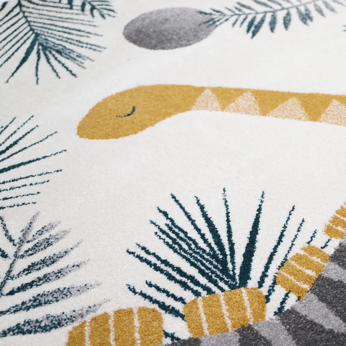 Large Dinosaur Rug Large Nursery Rug Eco Friendly Easy - Etsy