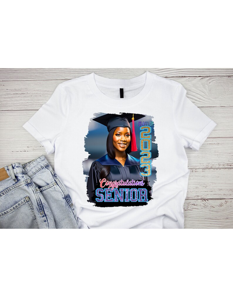 Graduate Shirt PNG Templates SVG Canva Frame Bundle - Etsy