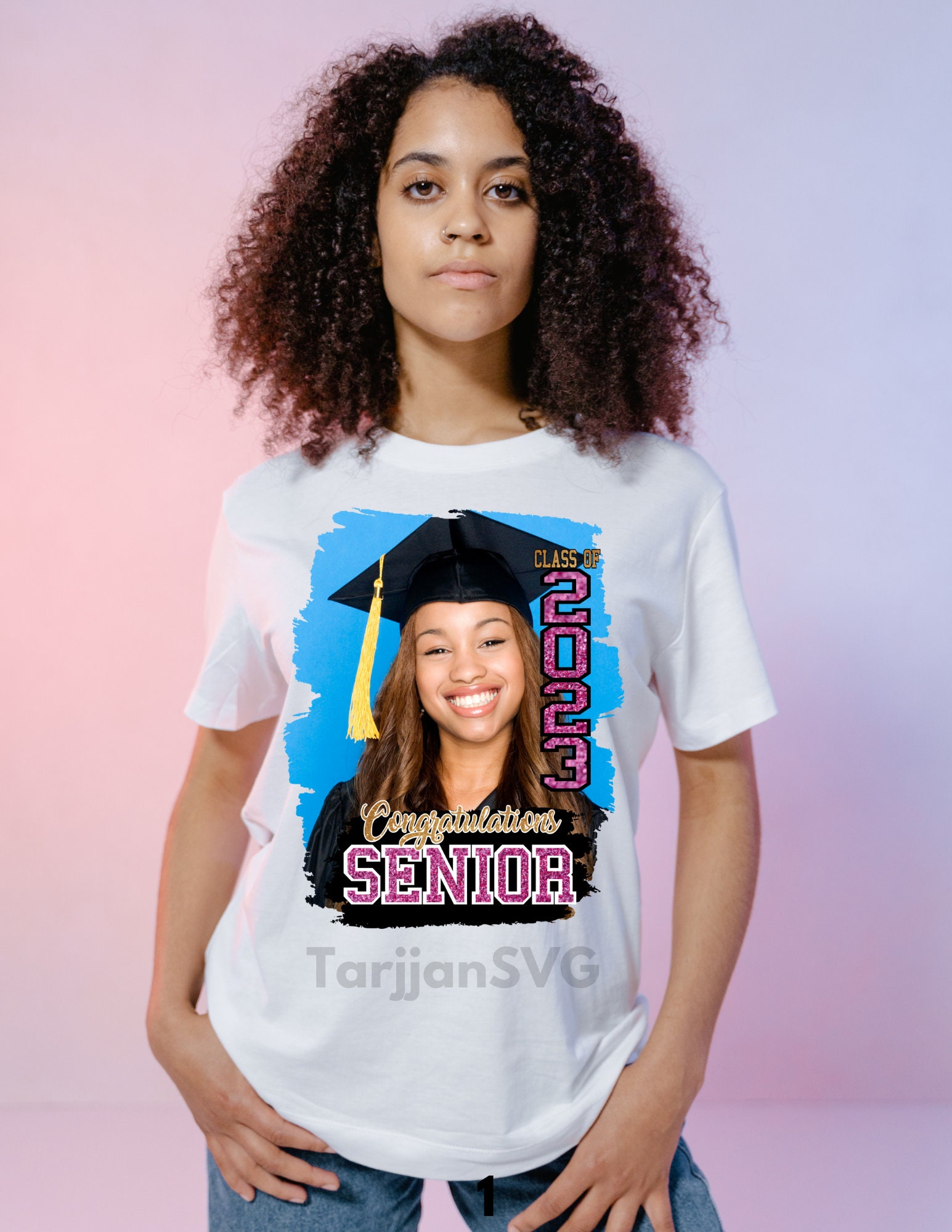 Graduate Shirt PNG Templates SVG Canva Frame Bundle - Etsy