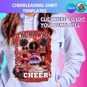 Cheerleading Editable Canva Template, Change Text, for Cheer & Dance ...
