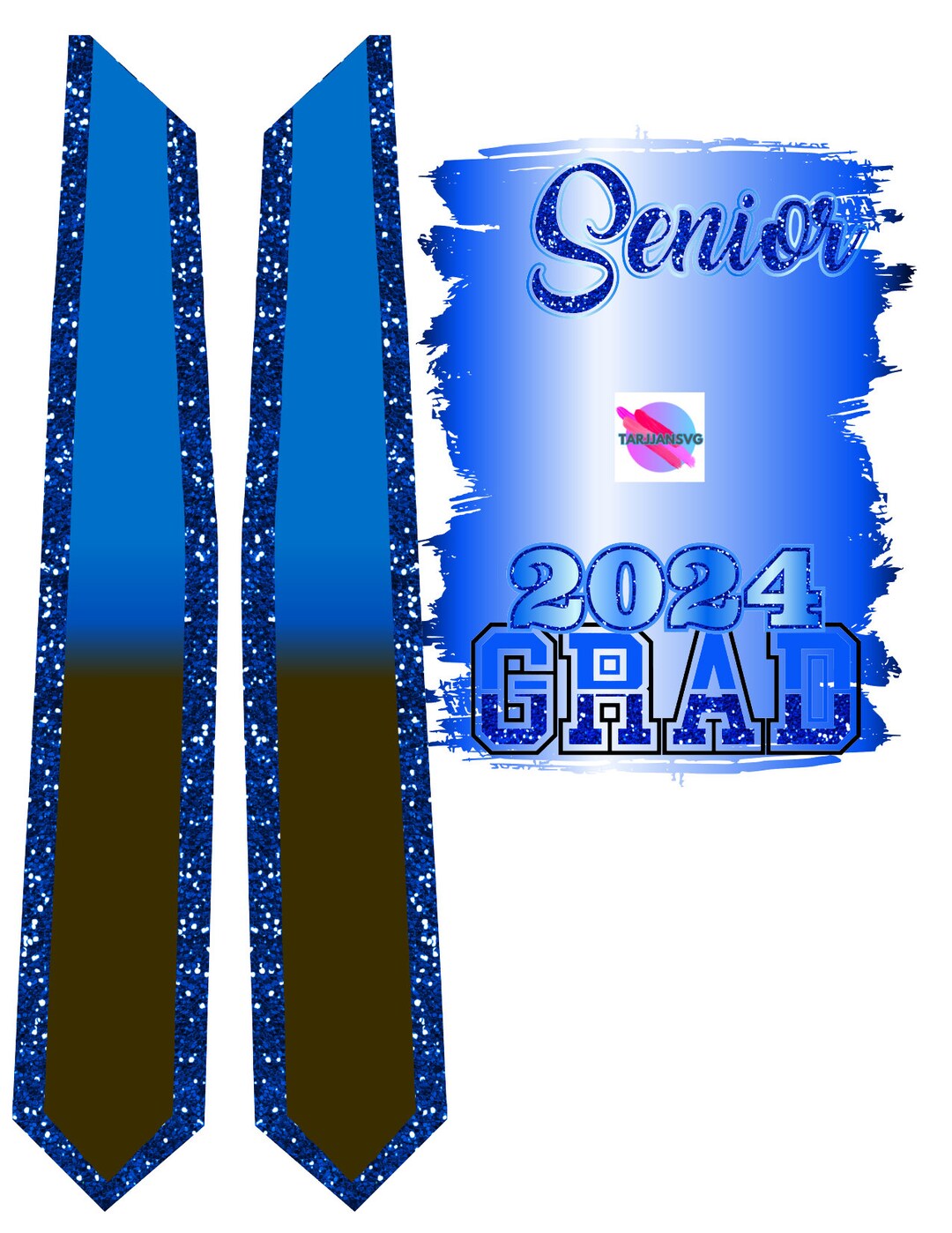 Graduation Stole, Frame, Digital, Create Shirts ,fans ,mask, Grad ...