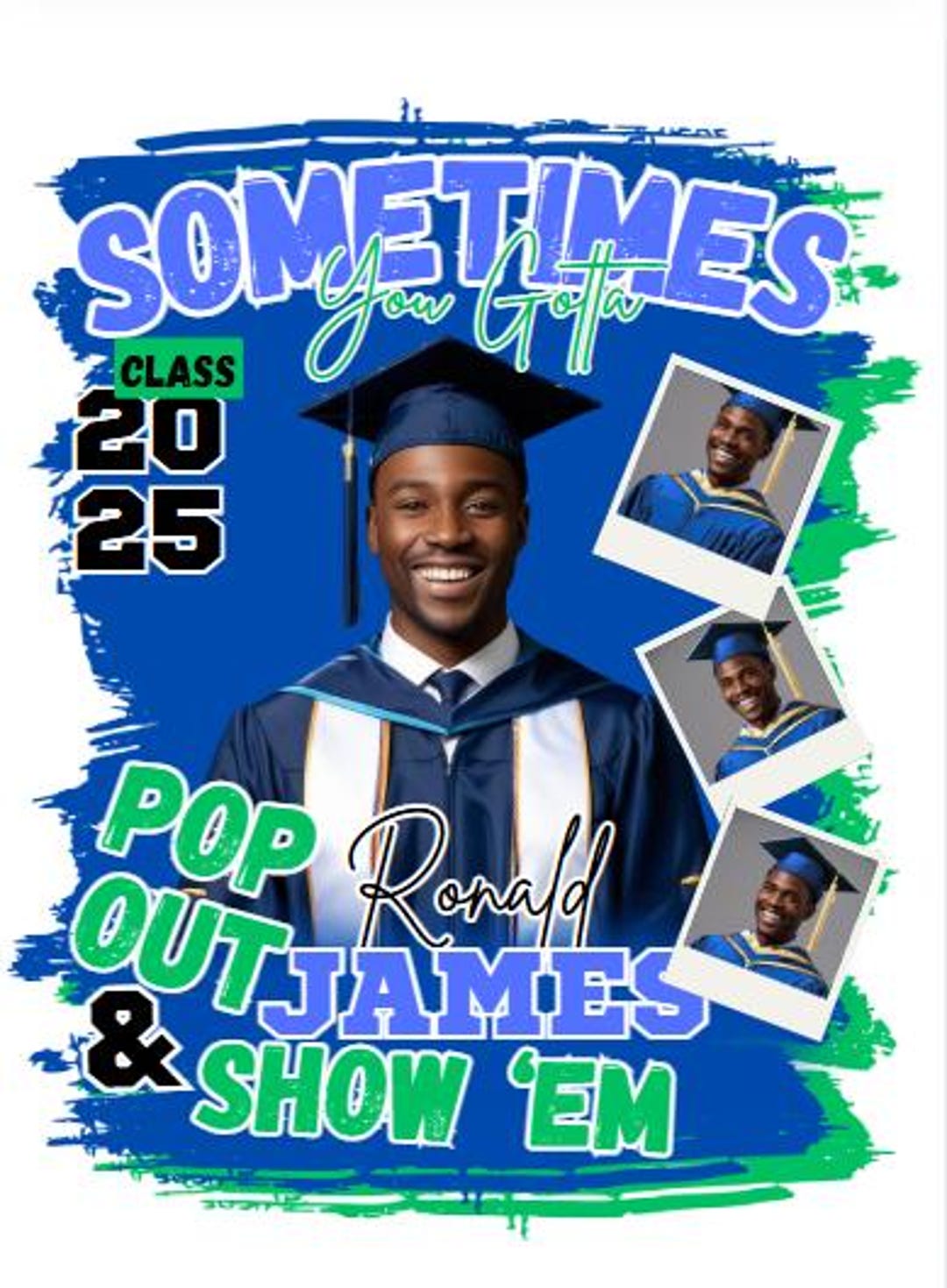 Pop Out Shirt Designs,editable in Canva, Graduation Shirt Designs ...