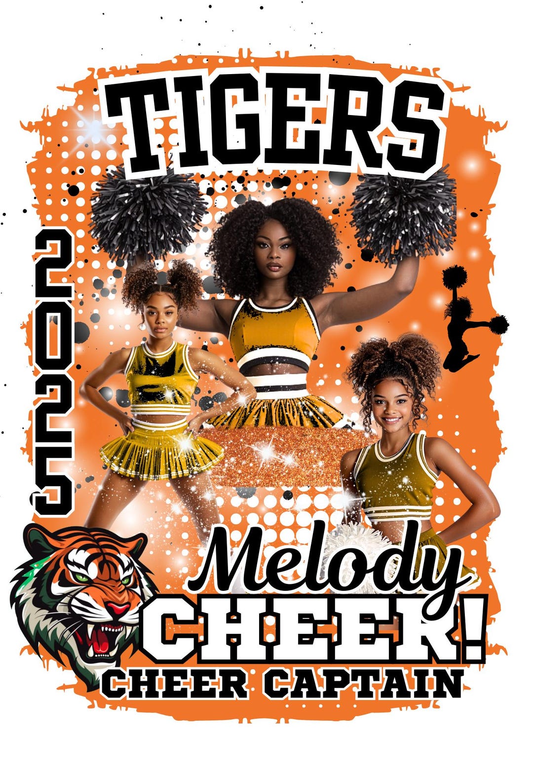 Cheerleading Editable Canva Template,change Text, for Cheer & Dance ...