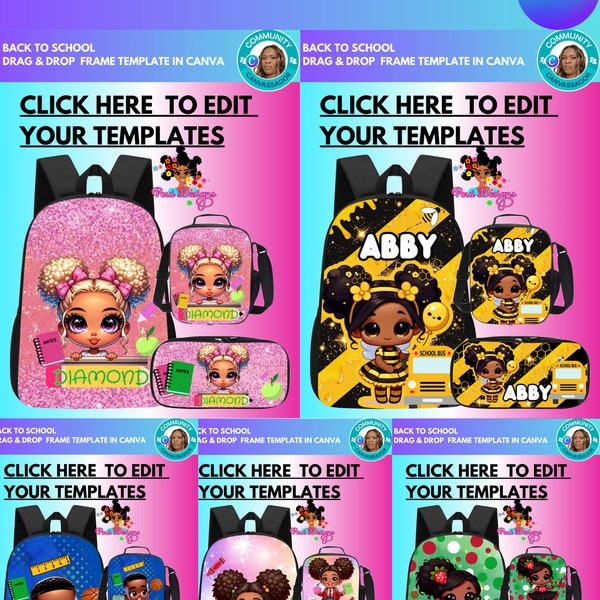 Canva Pencil Case Template - Etsy