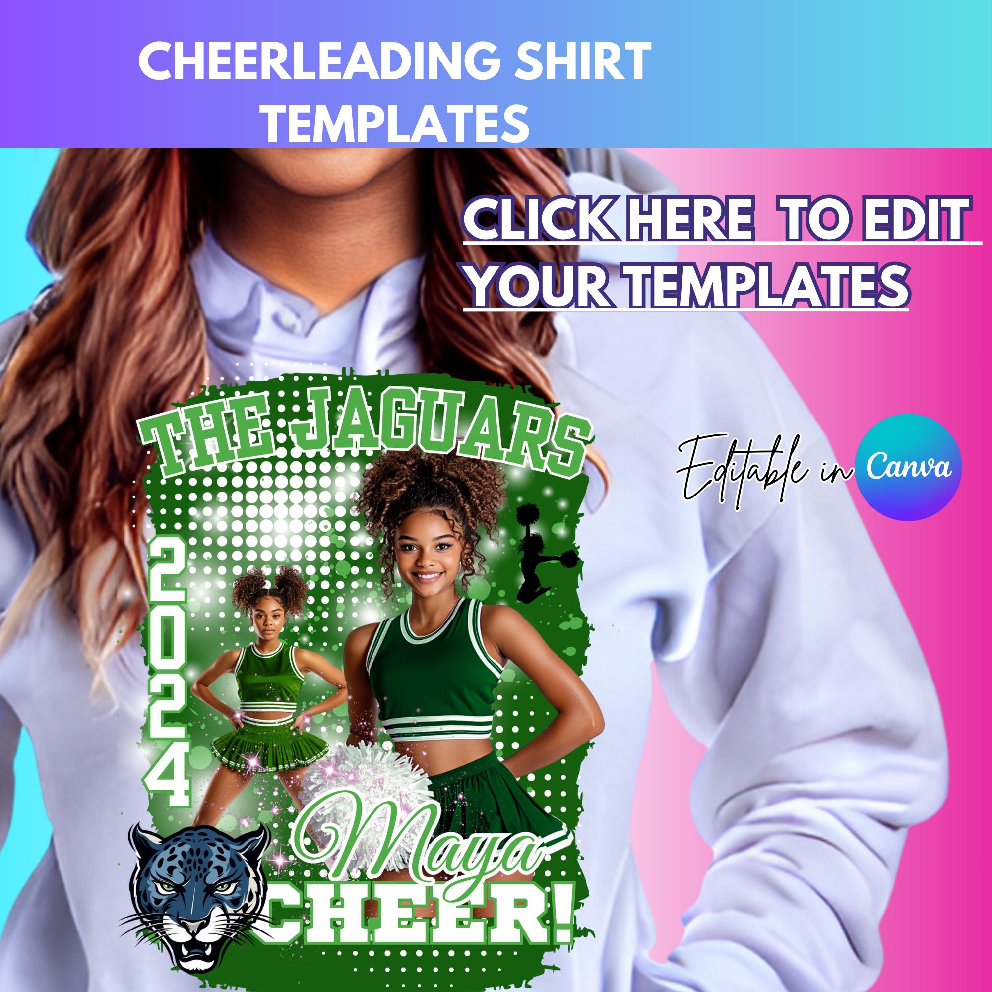 Cheerleading Editable Canva Template,change Text,change Colors,for ...