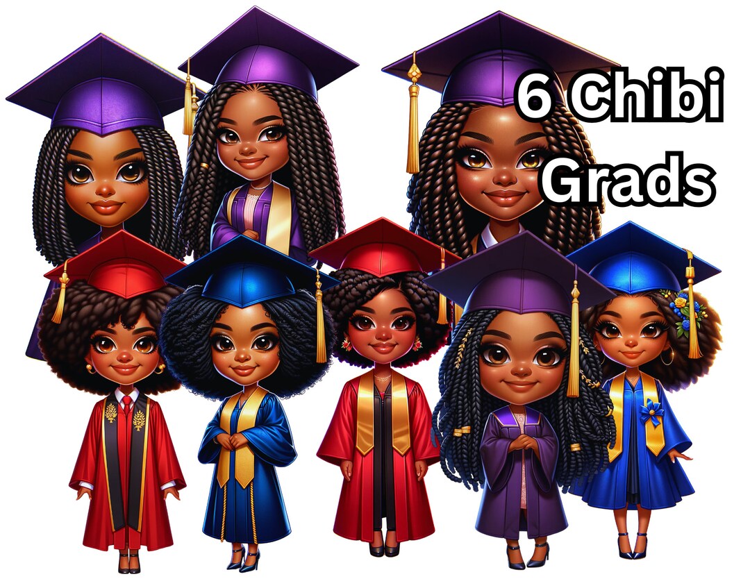 Chibi Graduates PNG Clipart,graduation,college Graduates,female Grads ...