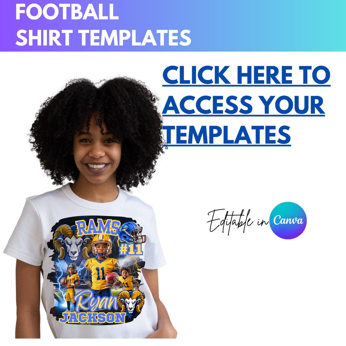 Football Canva Editable Template ,football Celebration,celebration ...