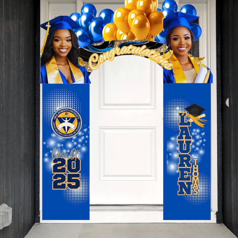 Graduation Archway Design: Editable Canva Template (2x6 Ft, 3x6 Ft) - Etsy