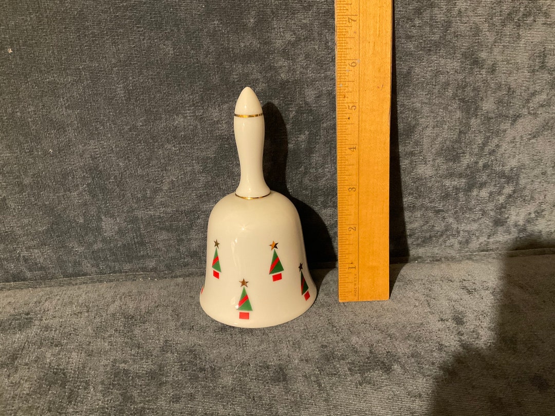 Vintage Japanese Porcelain Christmas Bell - Etsy