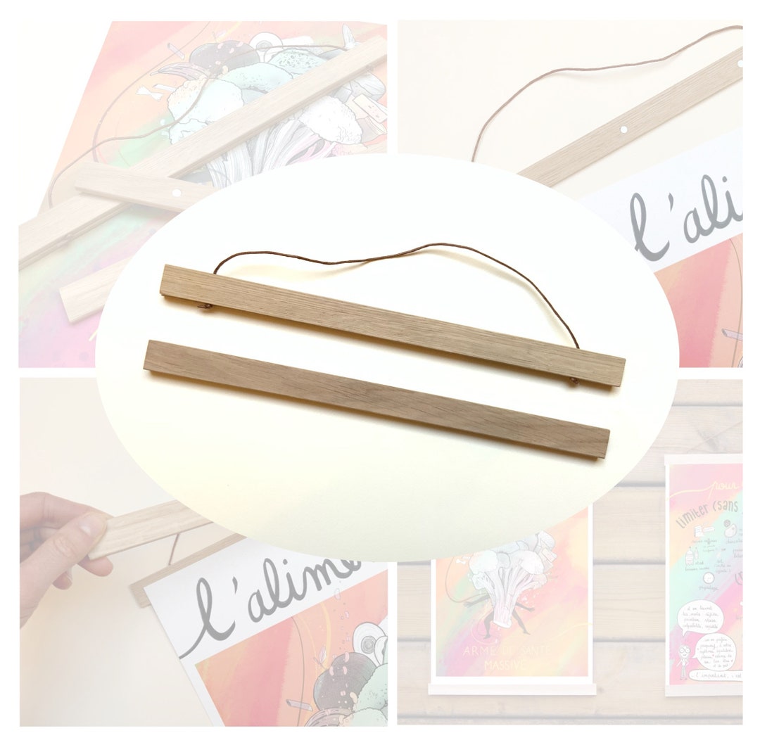 Wooden Poster Holder (1 System) - Etsy