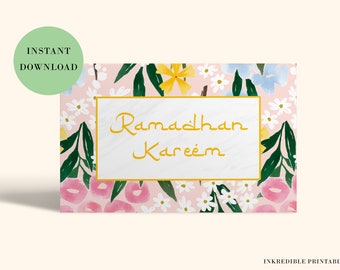 Foldable Eid Card - Etsy