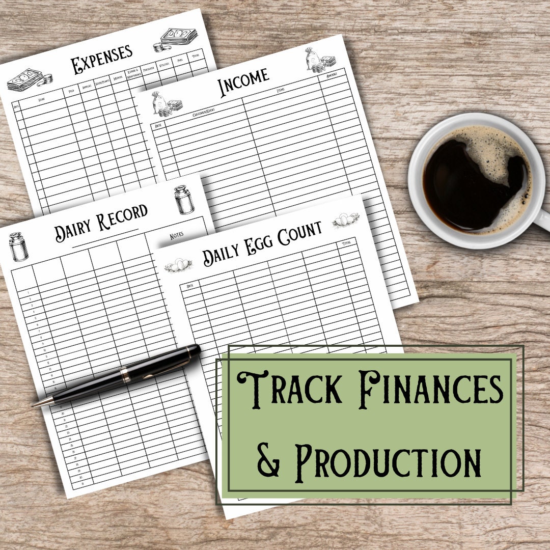 Printable Small Farm Planner, Homestead Organizer - Etsy