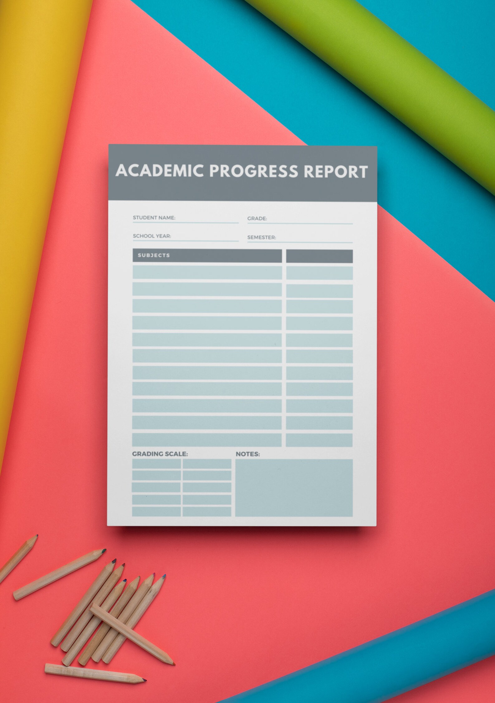 Homeschool Report Card Progress Report Teacher Record Keeping Printable ...