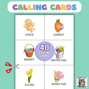 Easter Bingo, 30 PRINTABLE Easter Bingo Cards Game, Activity for Kids ...