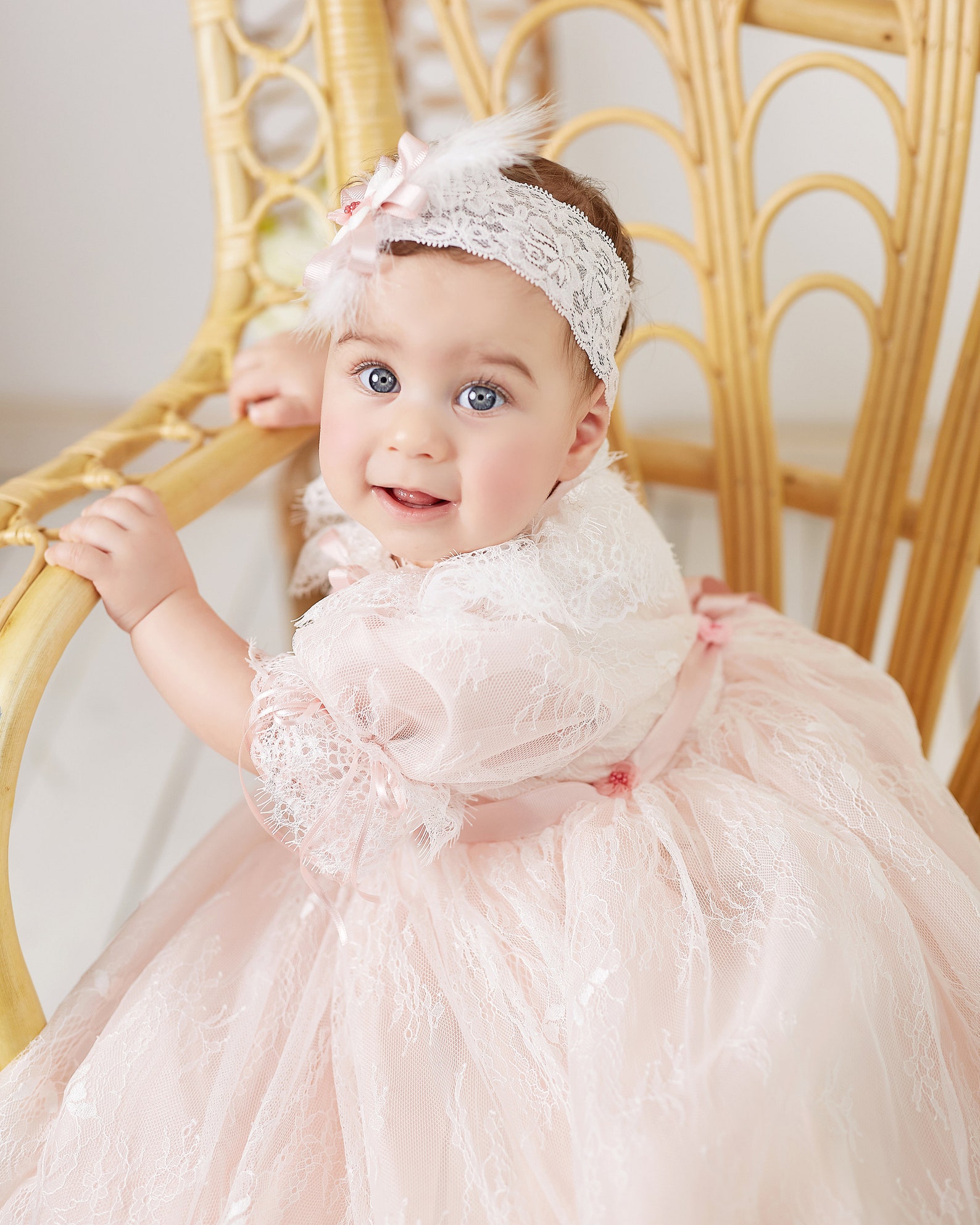 Girl Baptism Dress | Christening Gown Girl | Lace Baptism Dress Girl ...