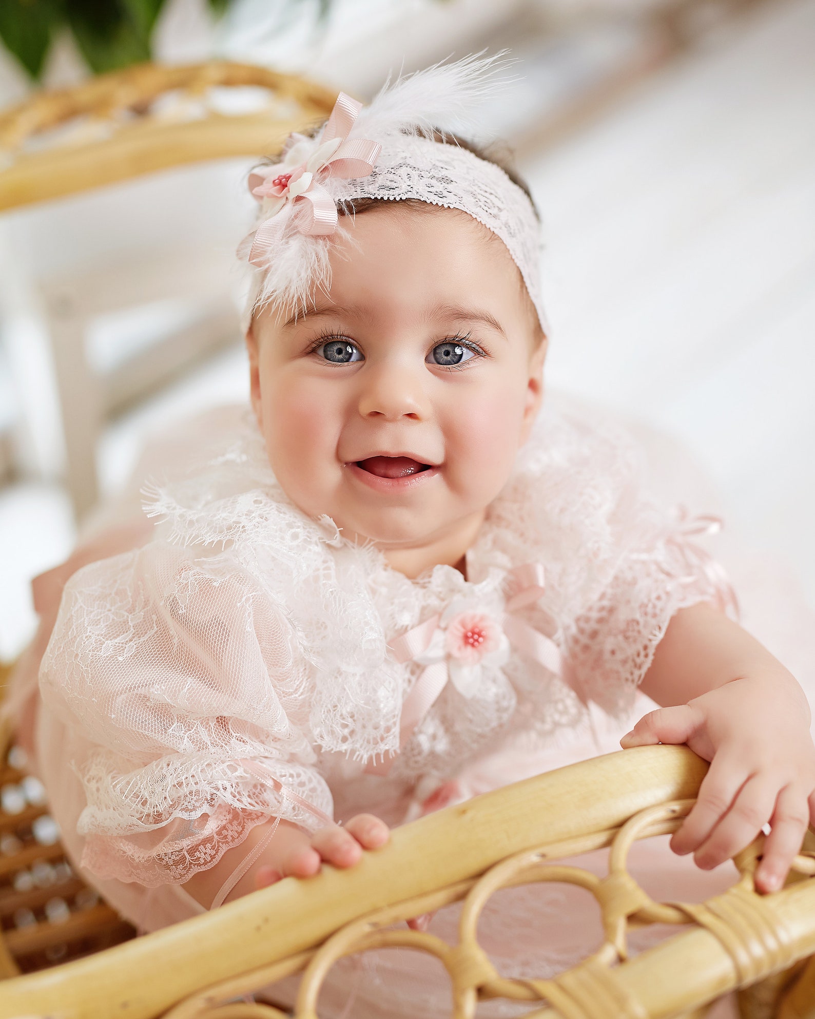Girl Baptism Dress | Christening Gown Girl | Lace Baptism Dress Girl ...