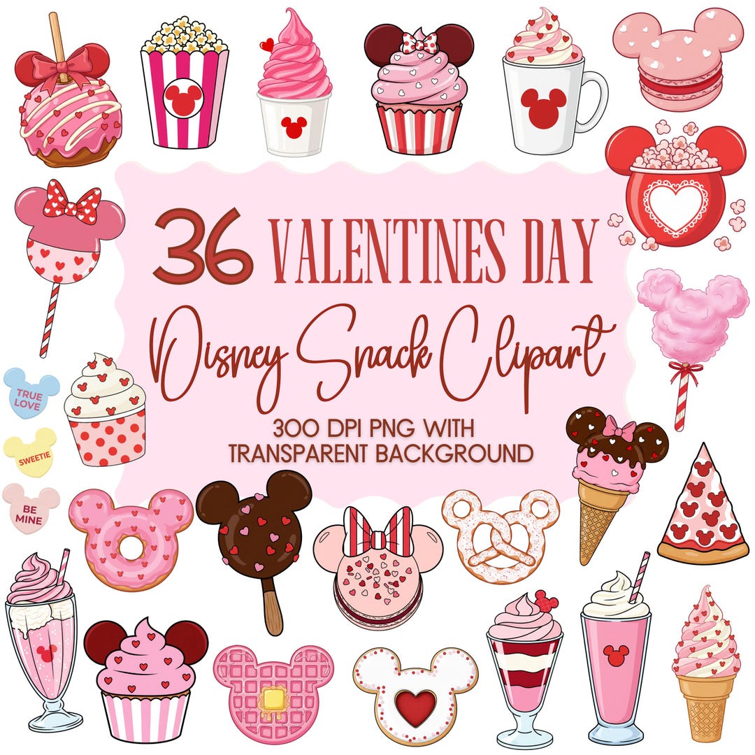 Saint-Valentin Disney Collation PNG Clipart | Fond transparent | Mickey ...