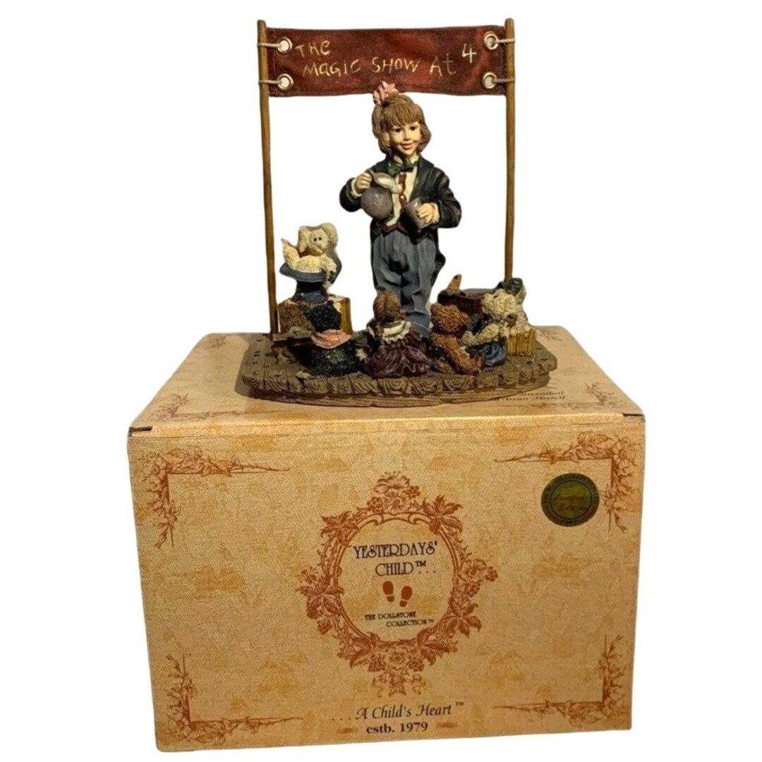 Boyds the Dollstone Collection Yesterdays Child Magic Show the Amazing ...
