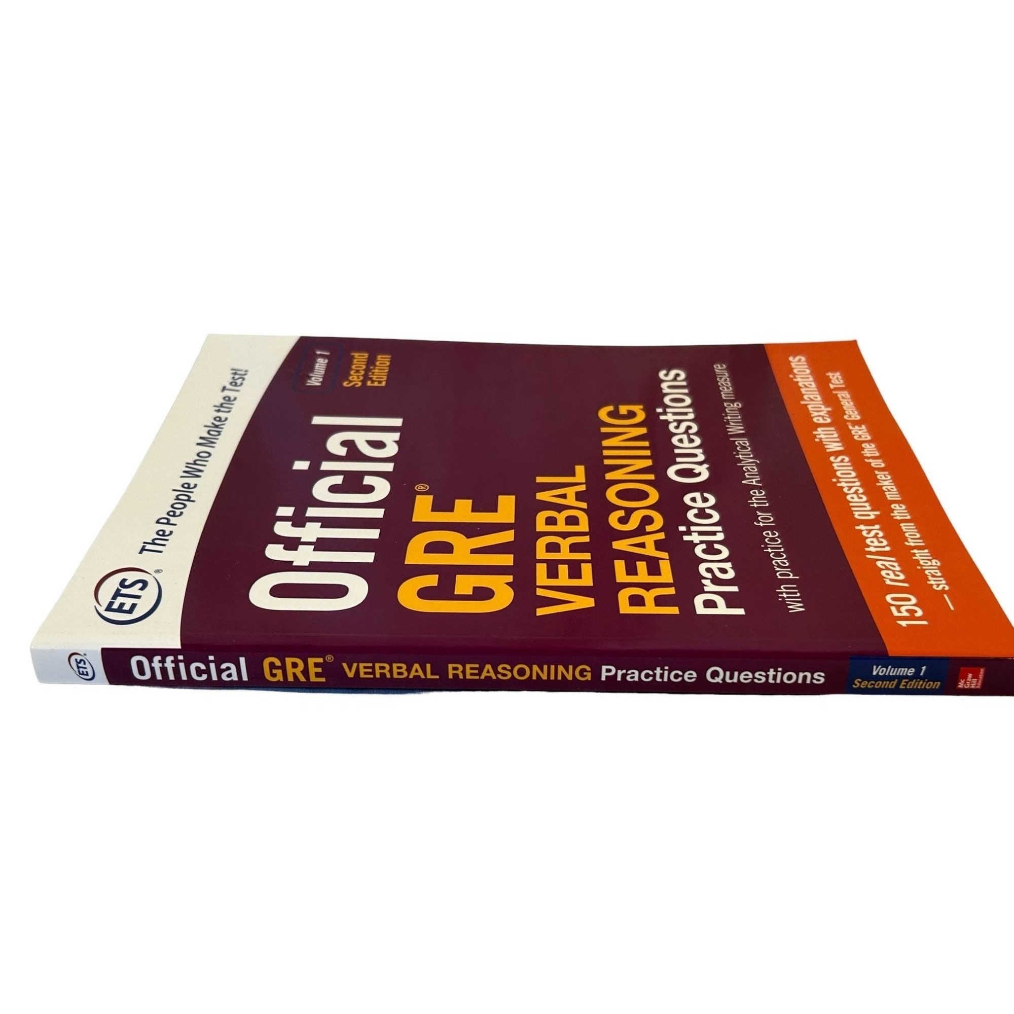 Official GRE Verbal Reasoning Book Practice Questions - Etsy