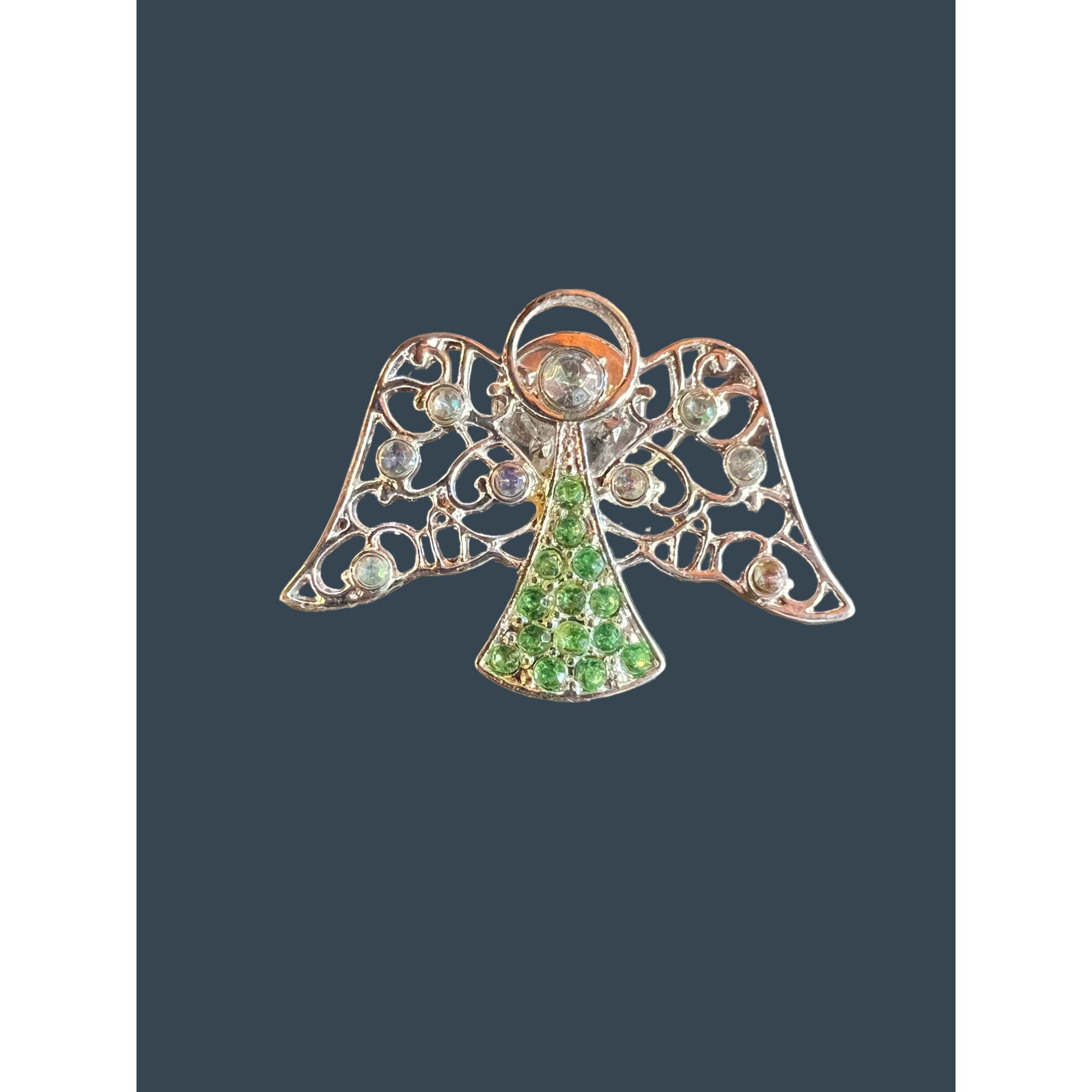 Avon Heavenly Angel Brooch Pin Birthstone August Guardian - Etsy