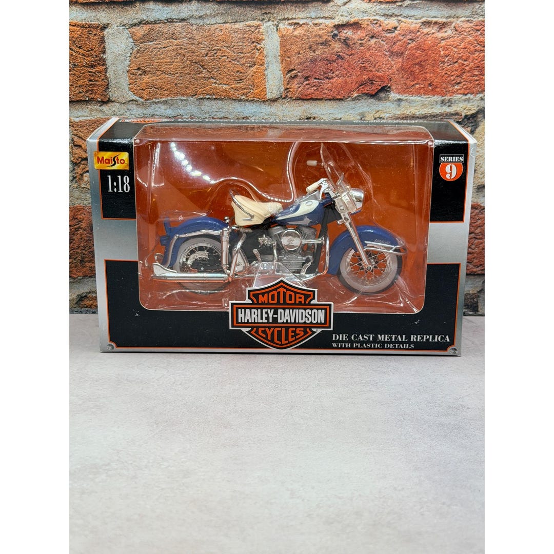 Harley Davidson Motorcycle Die Cast Metal Model 1:18 Scale Replica ...