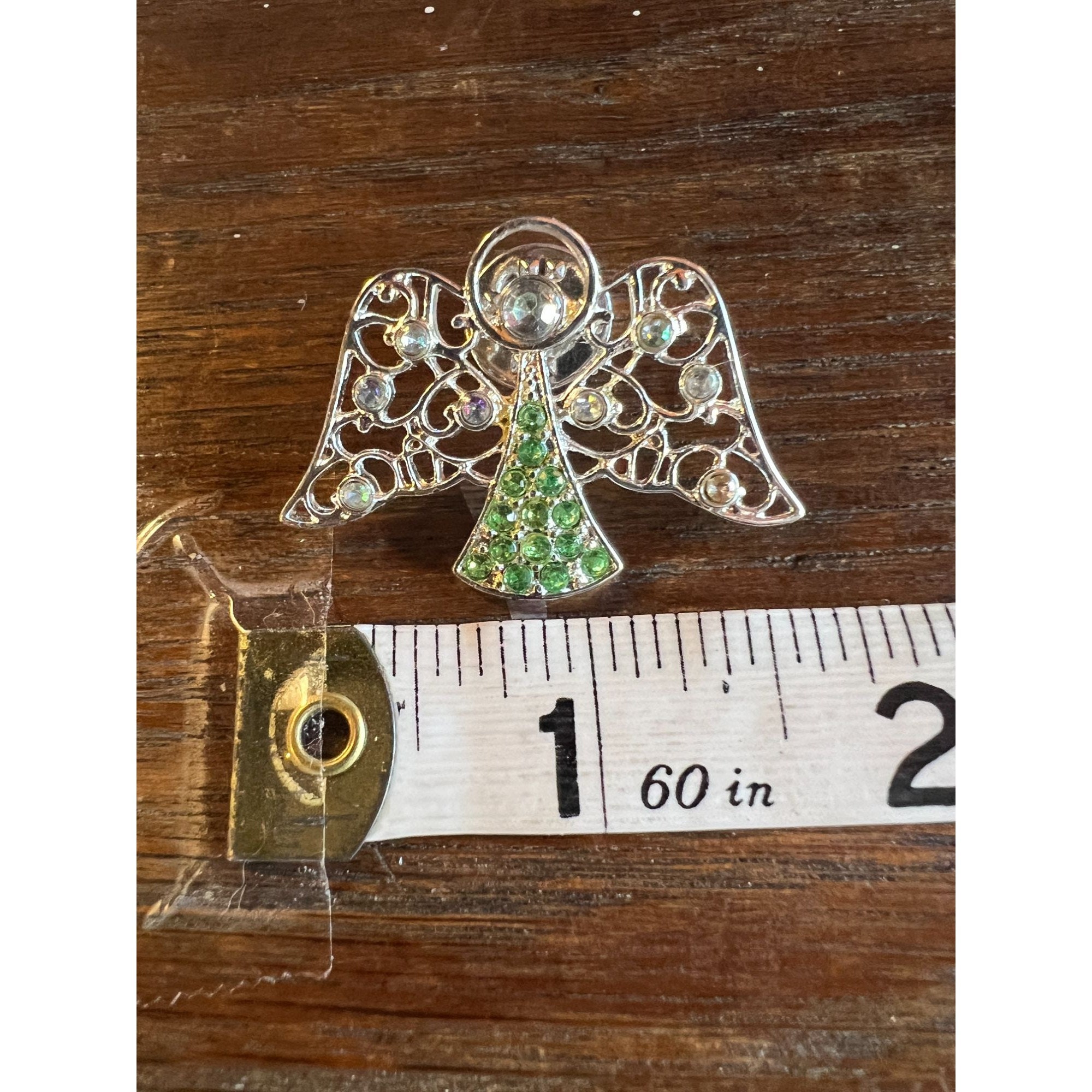 Avon Heavenly Angel Brooch Pin Birthstone August Guardian - Etsy