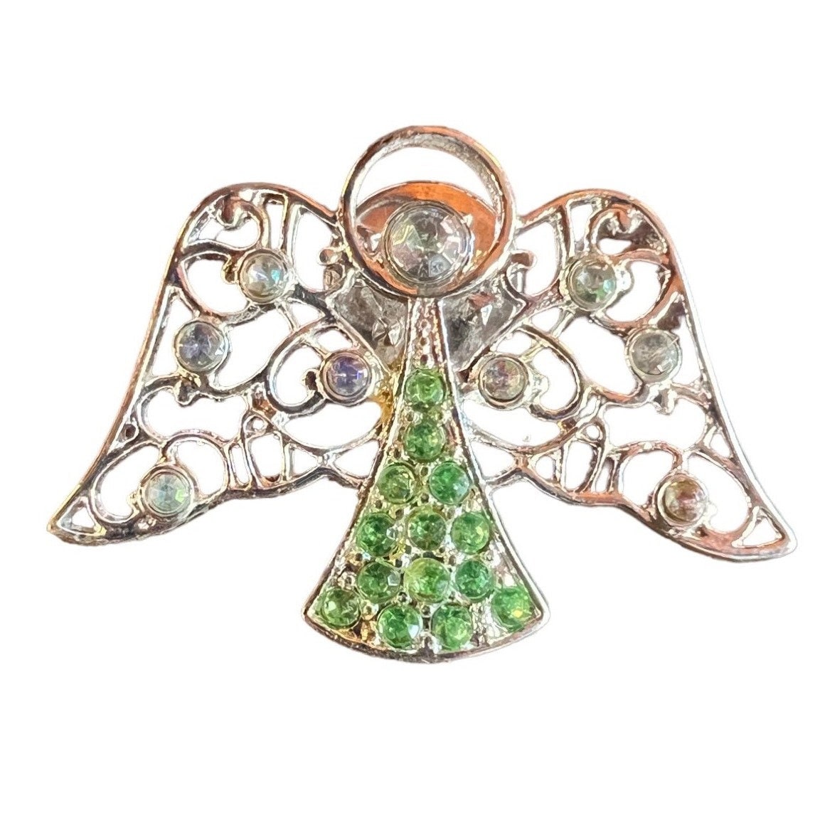 Avon Heavenly Angel Brooch Pin Birthstone August Guardian - Etsy