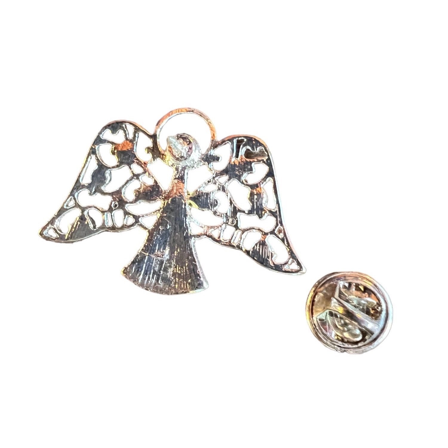 Avon Heavenly Angel Brooch Pin Birthstone August Guardian - Etsy