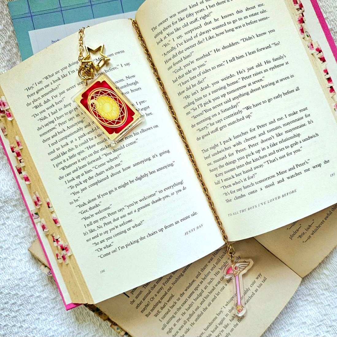 The Reader Bookmark Charm Cardcaptor Sakura Cute Kawaii - Etsy
