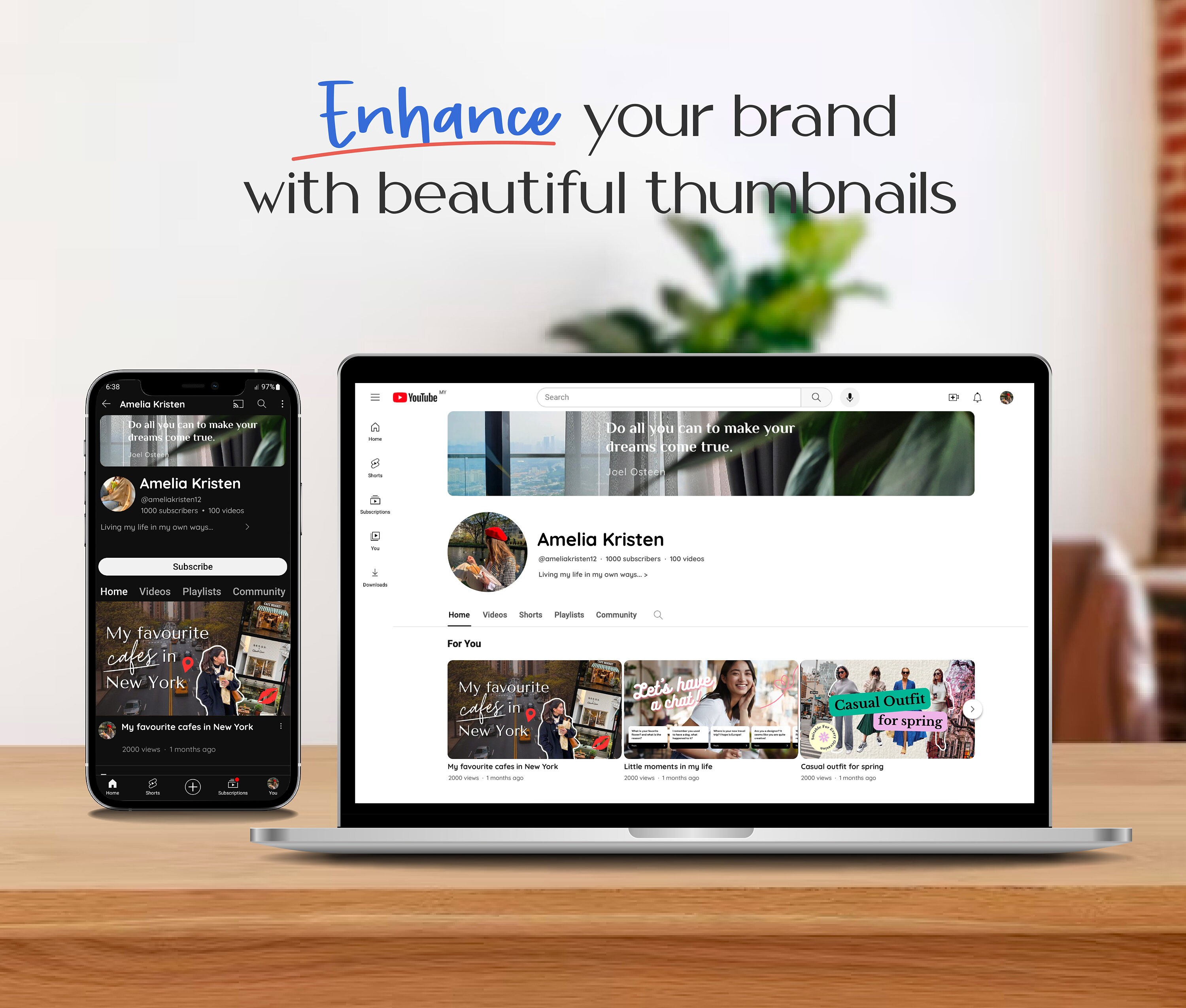 Youtube Thumbnails Editable Canva Templates Aesthetic & Creative - Etsy