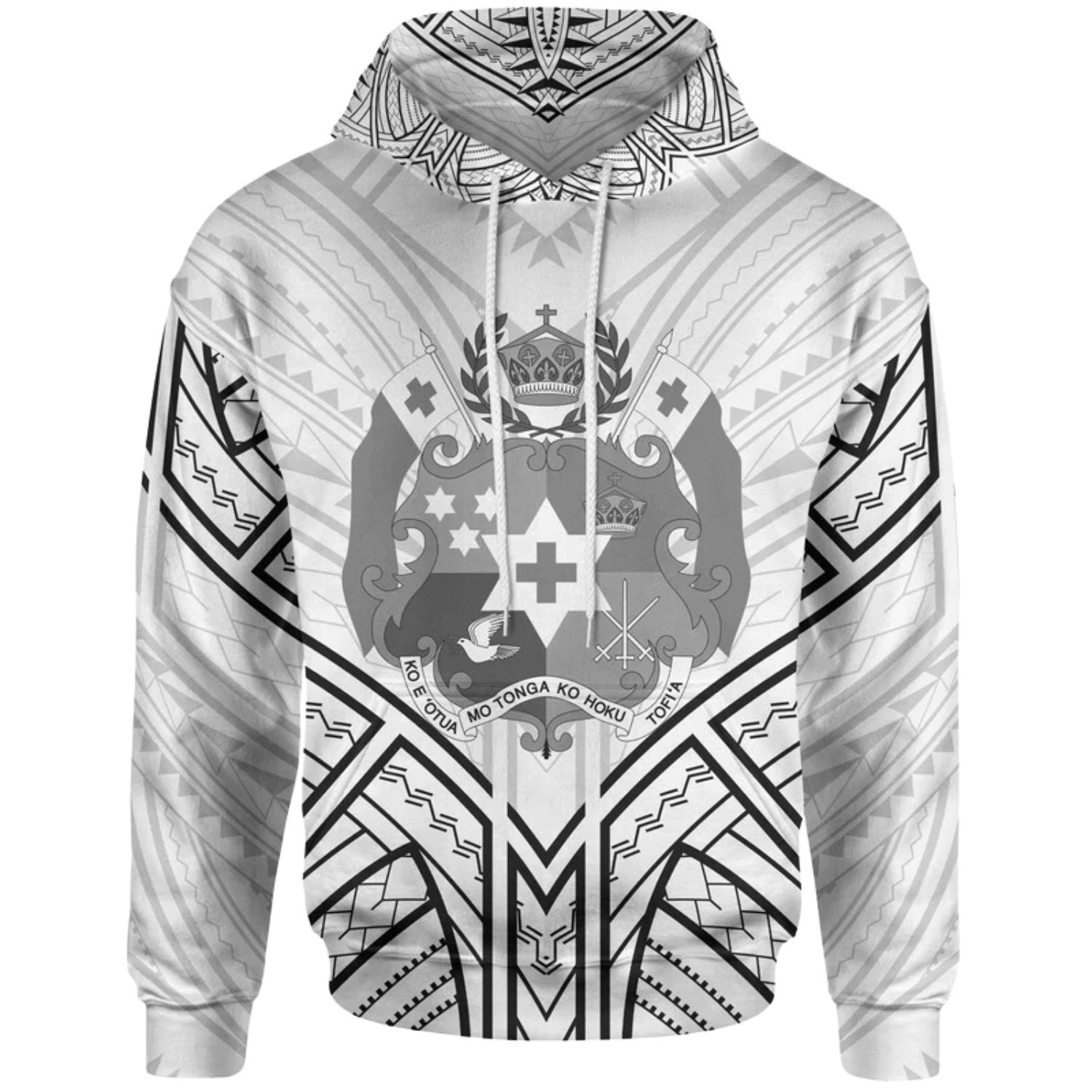 Tonga Polynesian Hoodies Tonga Seal Tribal Pattern Polynesian Design ...