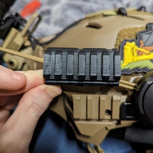 Picatinny Rail Extender for Helmets - Etsy