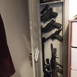 Universal Magnetic Pistol / Silencer Mount | Handgun Holder Storage ...