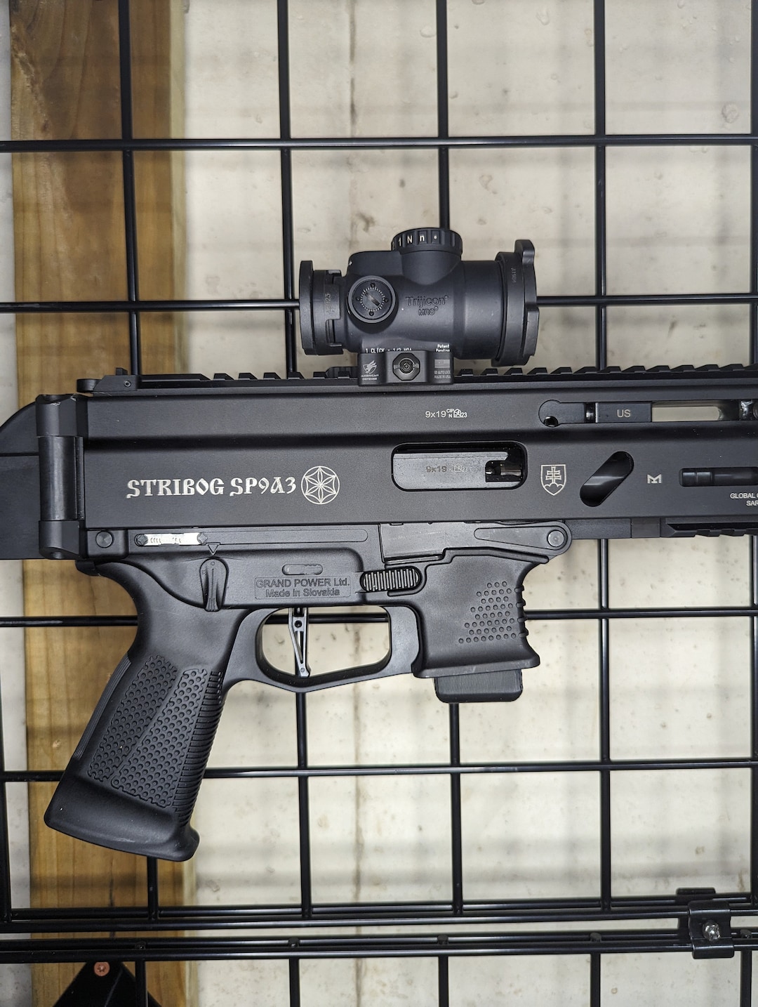 Magwell Mount for Grand Power Stribog SP9 Gridwall Rifle Holder Storage ...