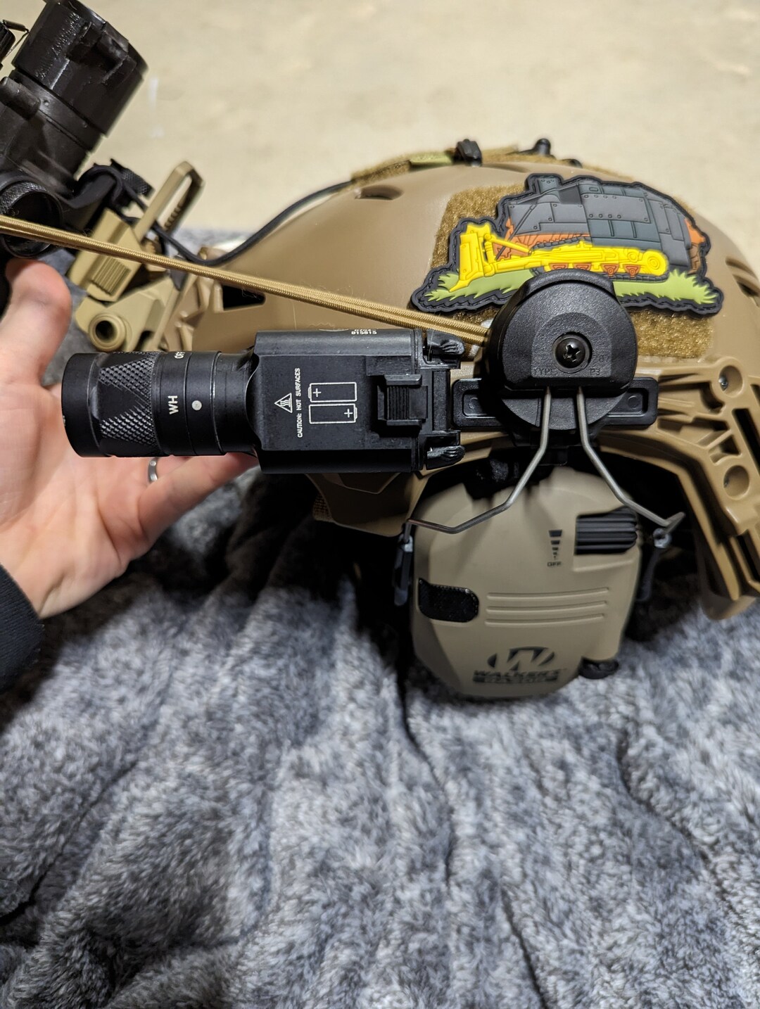 Picatinny Rail Extender for Helmets - Etsy