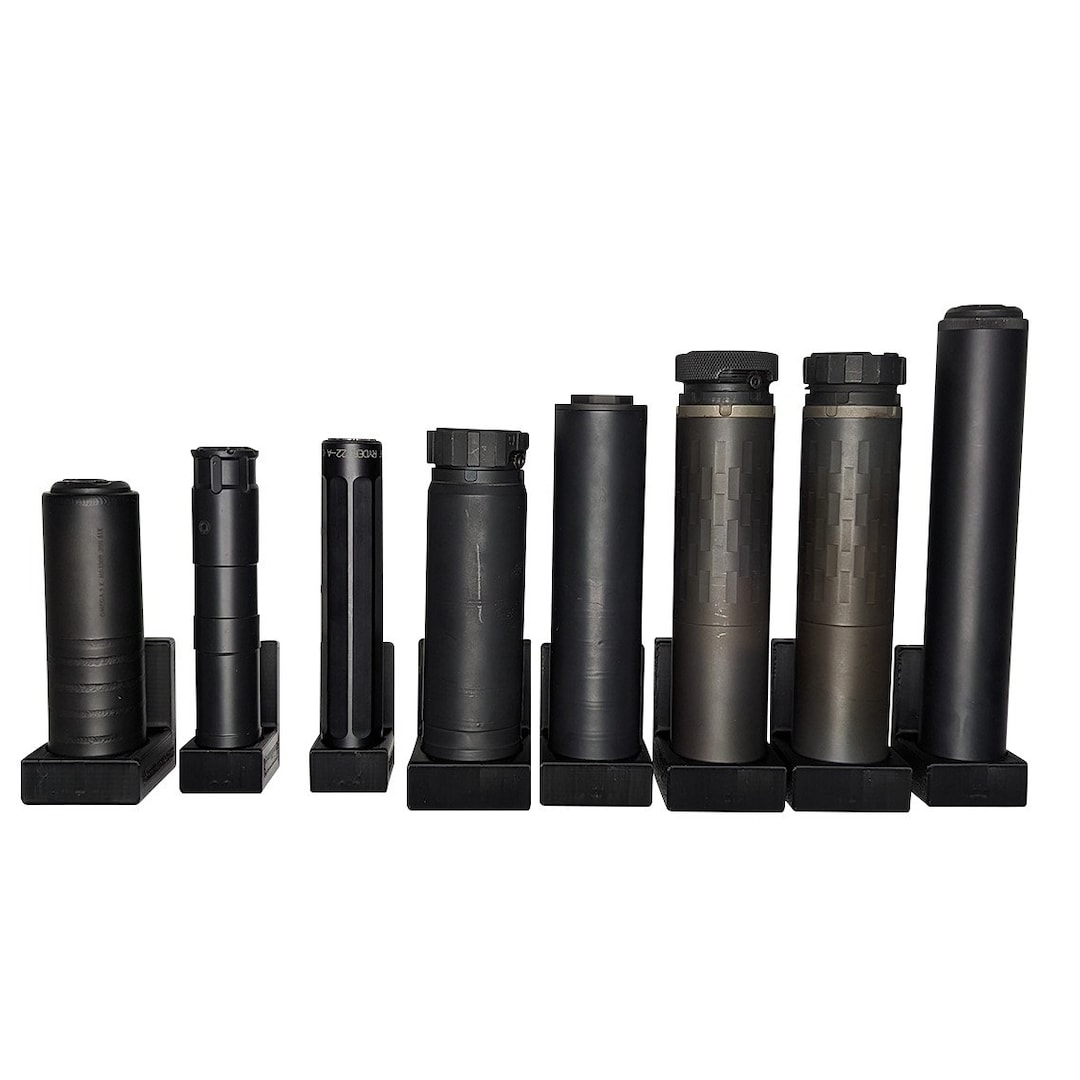 Silencer / Suppressor Display Mount Vertical - Wall | Gear Holder ...