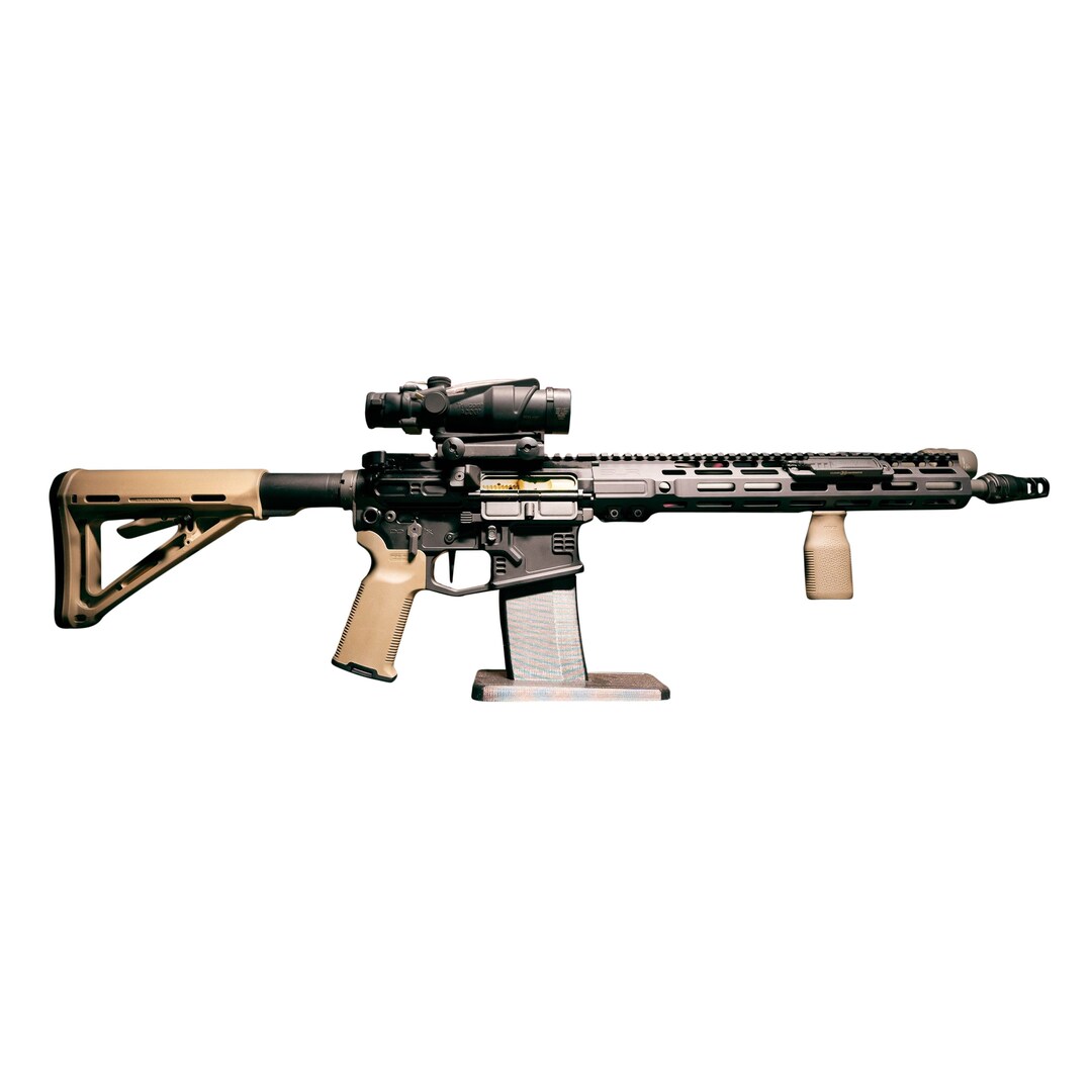 AR 15 Desktop Display Stand - 5.56/.223 | Rifle Holder Storage Rack - Etsy