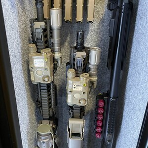 AR 15 Inline Vertical Magwell Mount - Wall | Rifle Holder Storage Rack ...