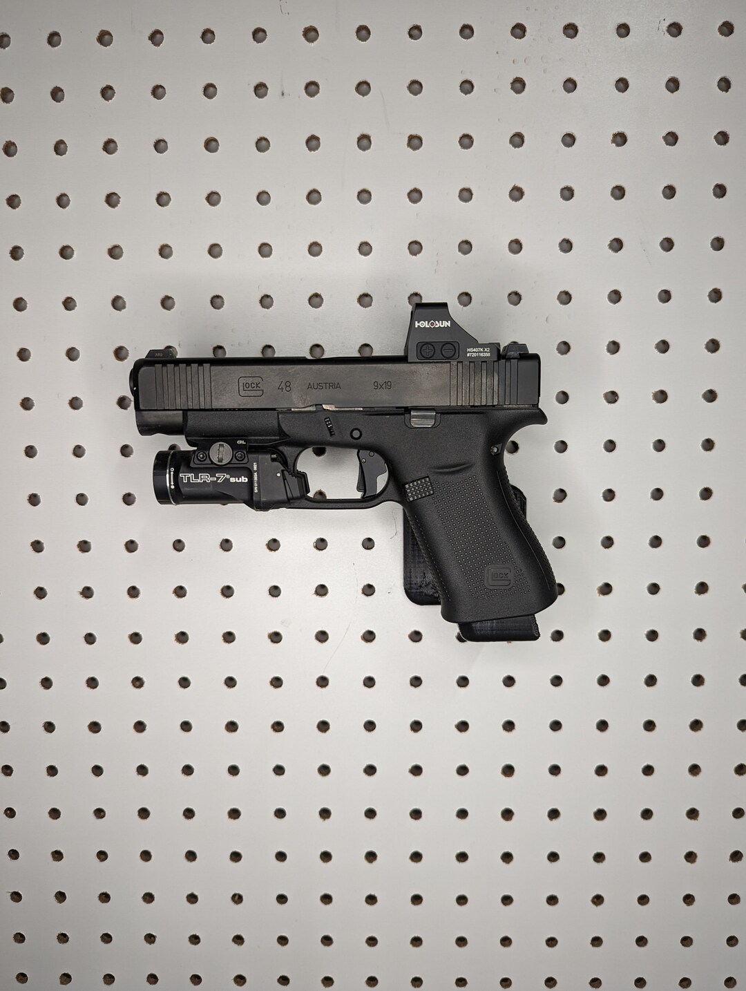 Magwell Mount for Glock 43X / 48 - Pegboard / IKEA Skadis / Wall ...