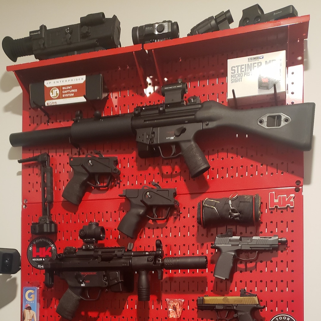 Magwell Mount for HK and GSG MP5 22 Pegboard / IKEA Skadis / Wall ...