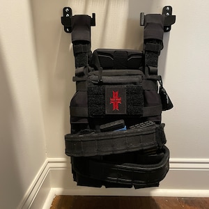 Plate Carrier / Body Armor Mount - Wall | Gear Holder Storage Rack - Etsy