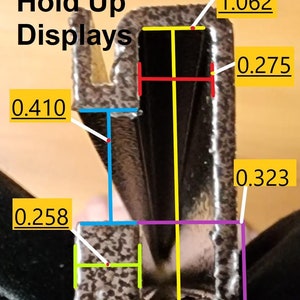 Silencer / Suppressor Display Mount Vertical - Slatwall | Gear Holder ...