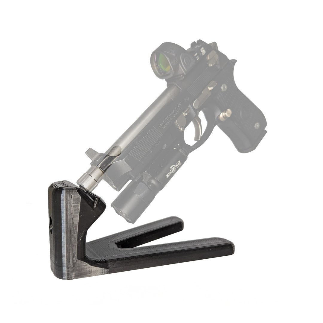 Pistol Barrel Stand / Tabletop Mount | Handgun Holder Storage Rack - Etsy