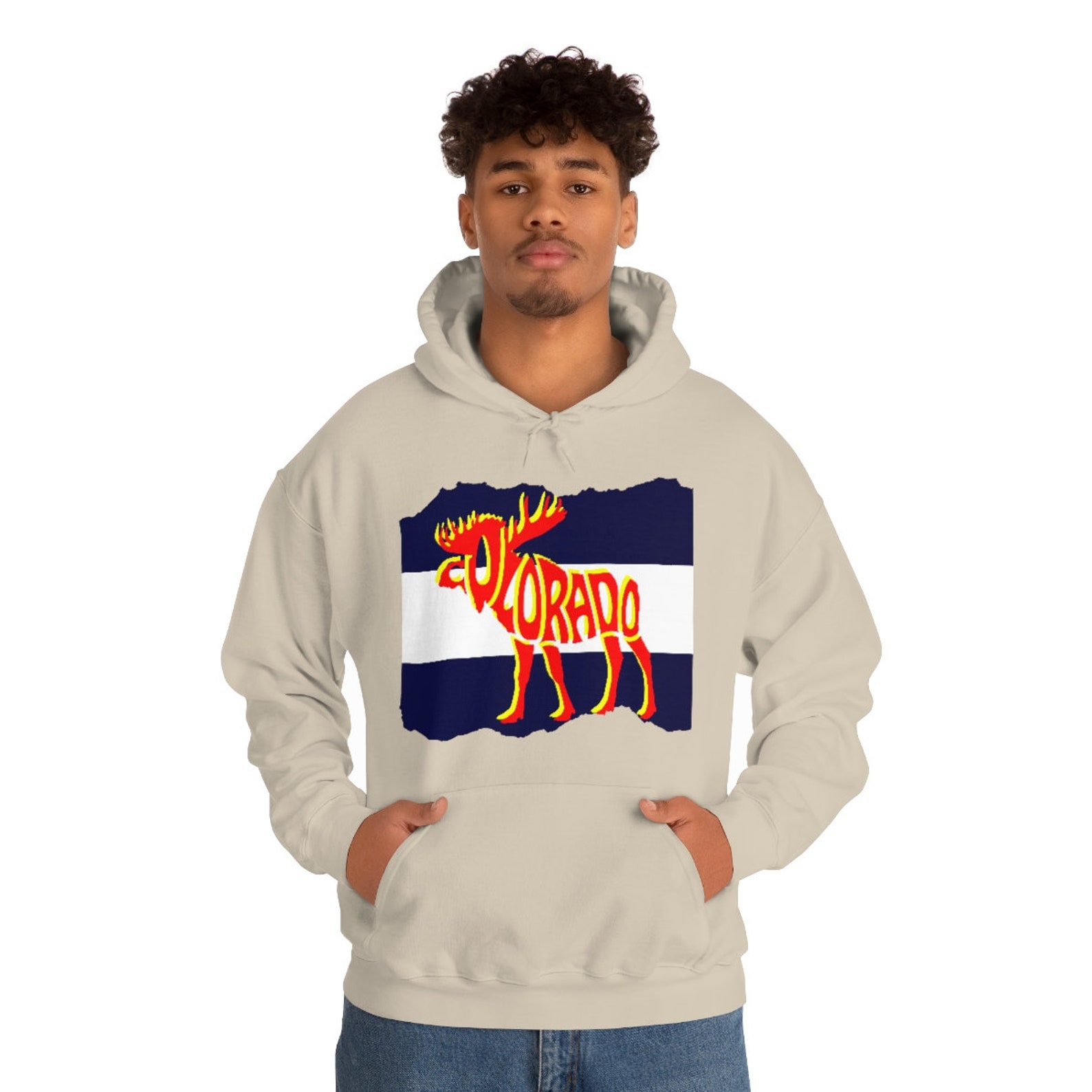Colorado Moose Hoodie Sweatshirt Colorado Gear Heavy Blend - Etsy