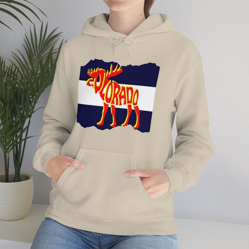 Colorado Moose Hoodie Sweatshirt Colorado Gear Heavy Blend - Etsy