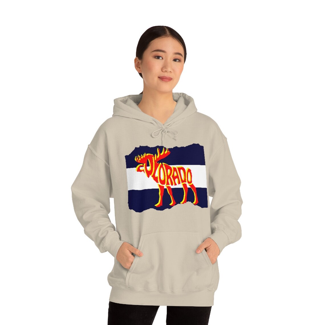 Colorado Moose Hoodie Sweatshirt Colorado Gear Heavy Blend - Etsy