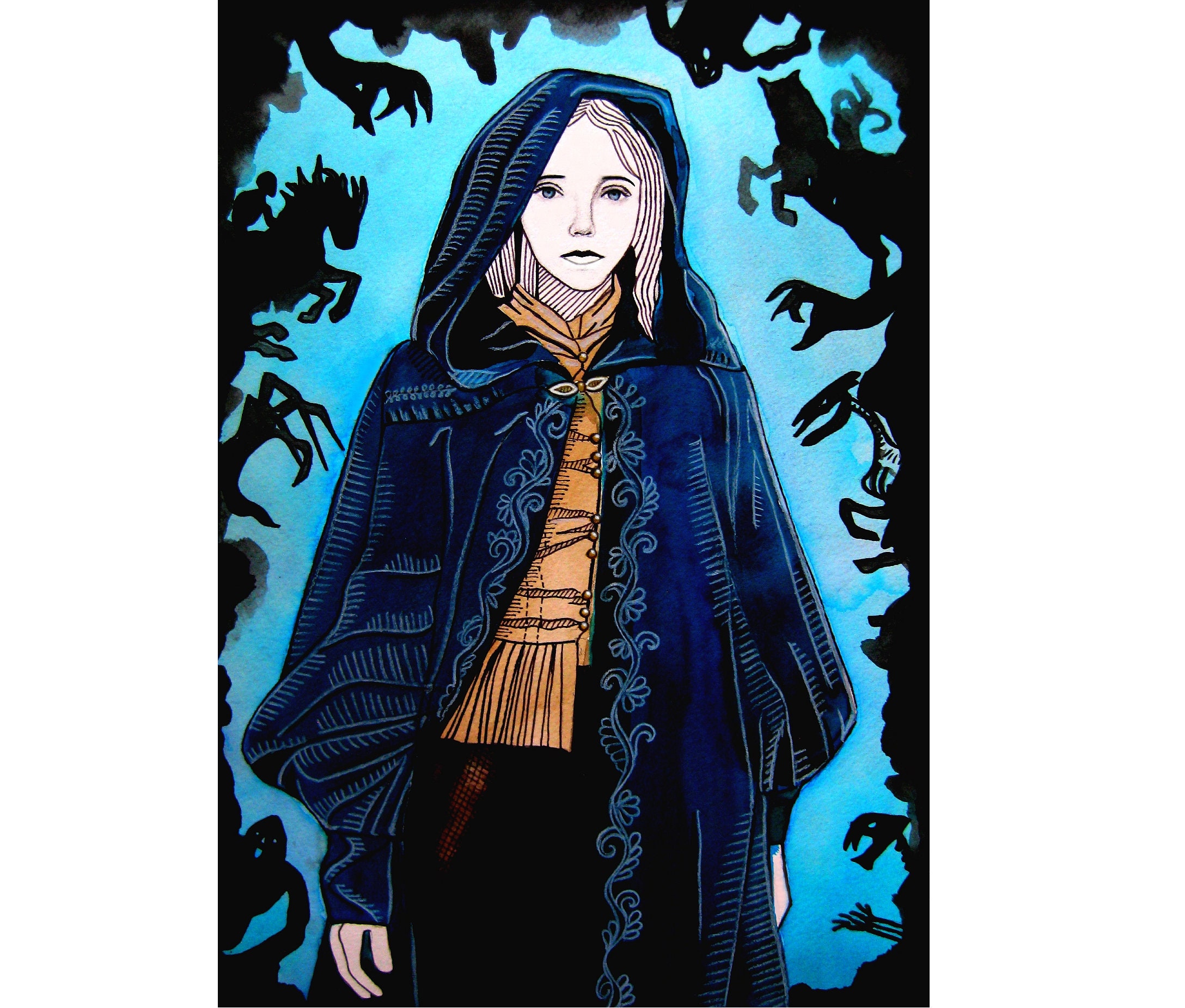 The Witcher Fine Art Print | Ciri of Cintra - Etsy