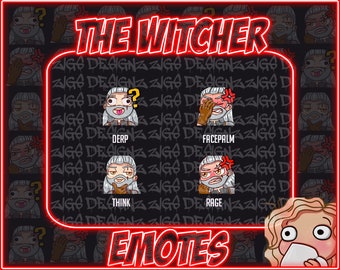 The Witcher Yennefer 15 EMOTE PACK for Twitch, Discord, Youtube, Stream ...