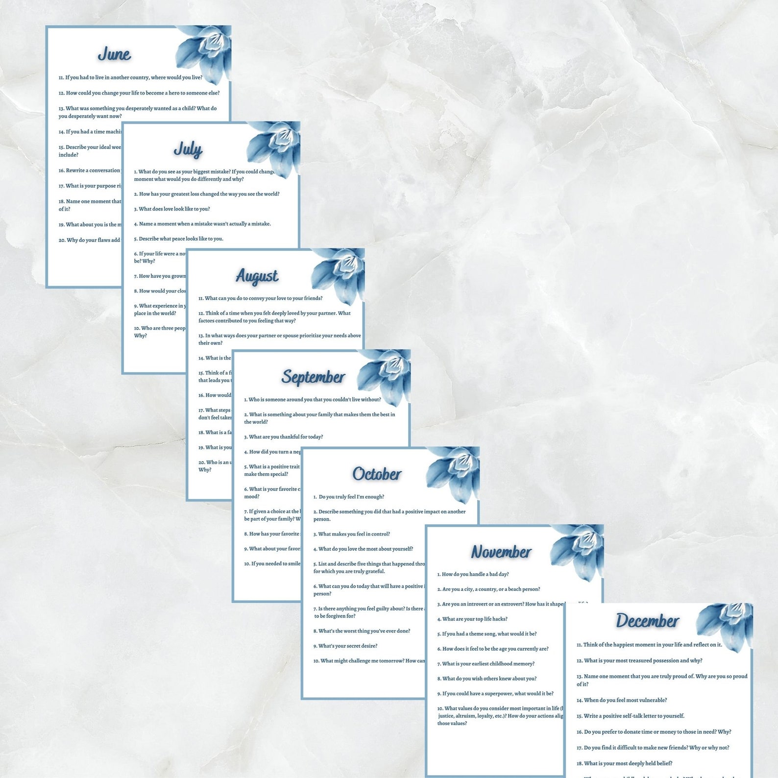 Printable Prompts for Self Discovery - Etsy